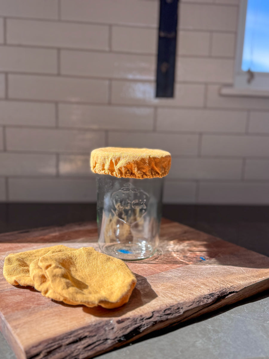 Organic Linen Jar Covers – Ciardullo Ranch